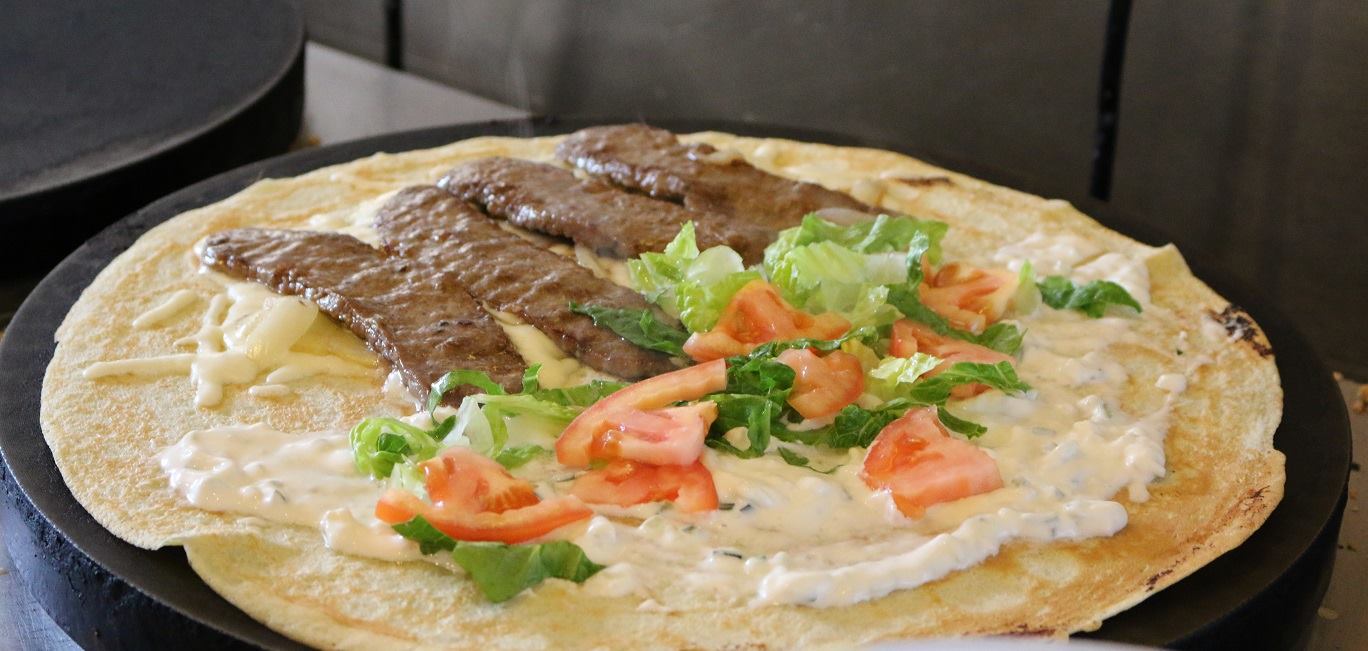 Signature Dishes: Raspberry sweet cheese or gyro crepes at Cream of the ...